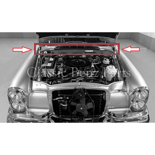 Mercedes W114 W115 Coupe Hood Rubber Weathership Gasket Seal