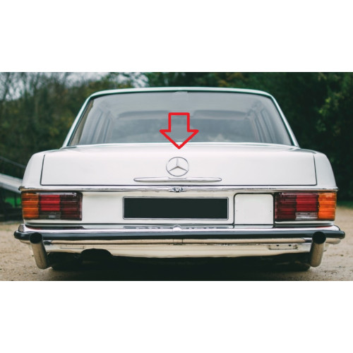 Mercedes W114 W115 Trunk Lid Embleme