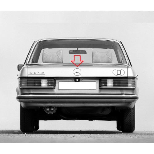 Mercedes W123 Trunk Lid Embleme